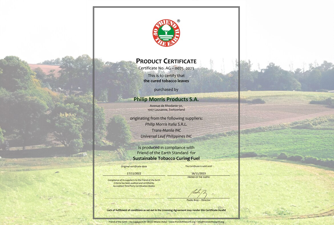 PMI reporting framework for sustainable leaf curing fuel adopted by ...
